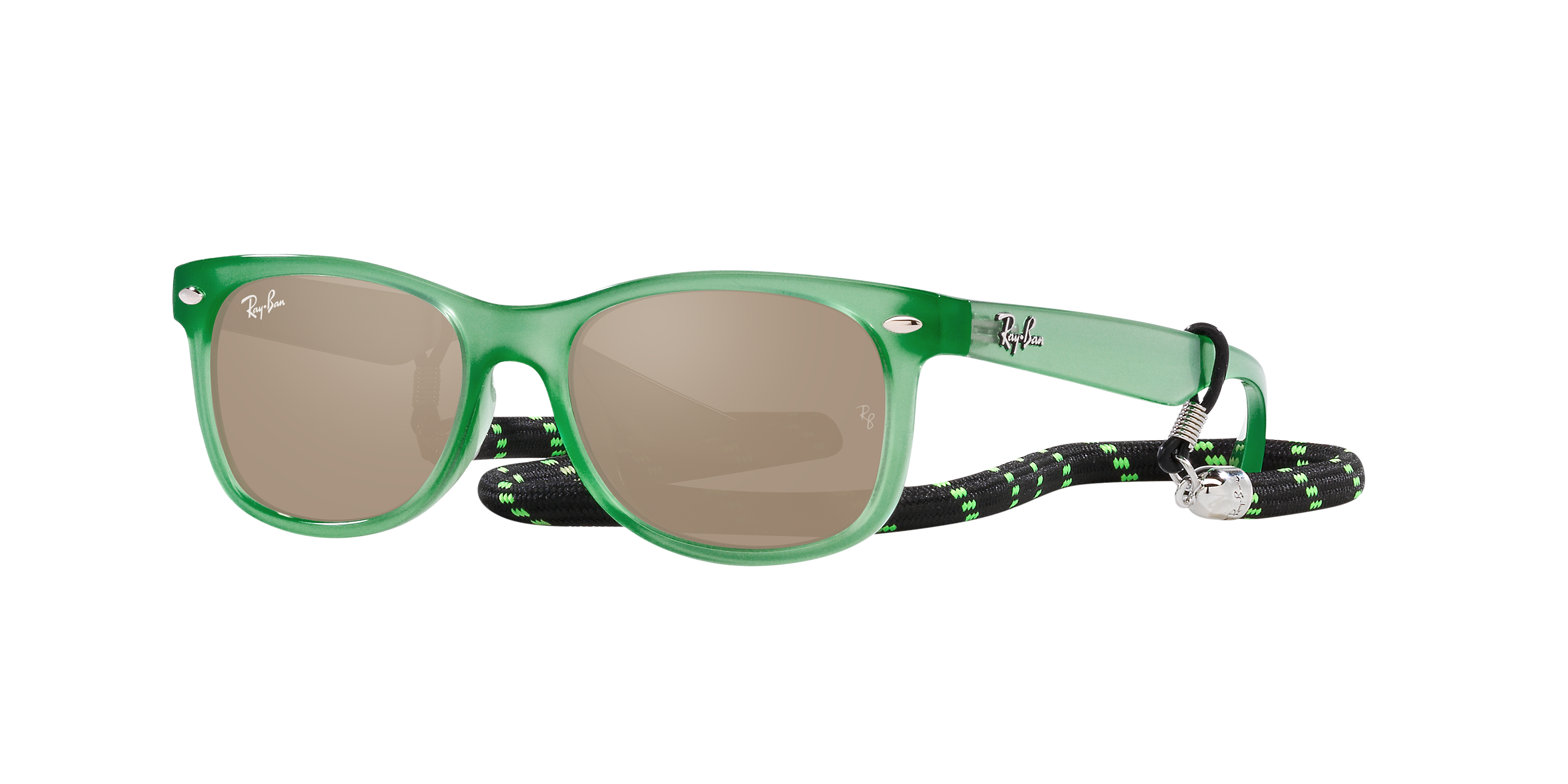 Ray-Ban Jr. New Wayfarer Kids Summer Capsule RJ9052S Mirror Sunglasses ...